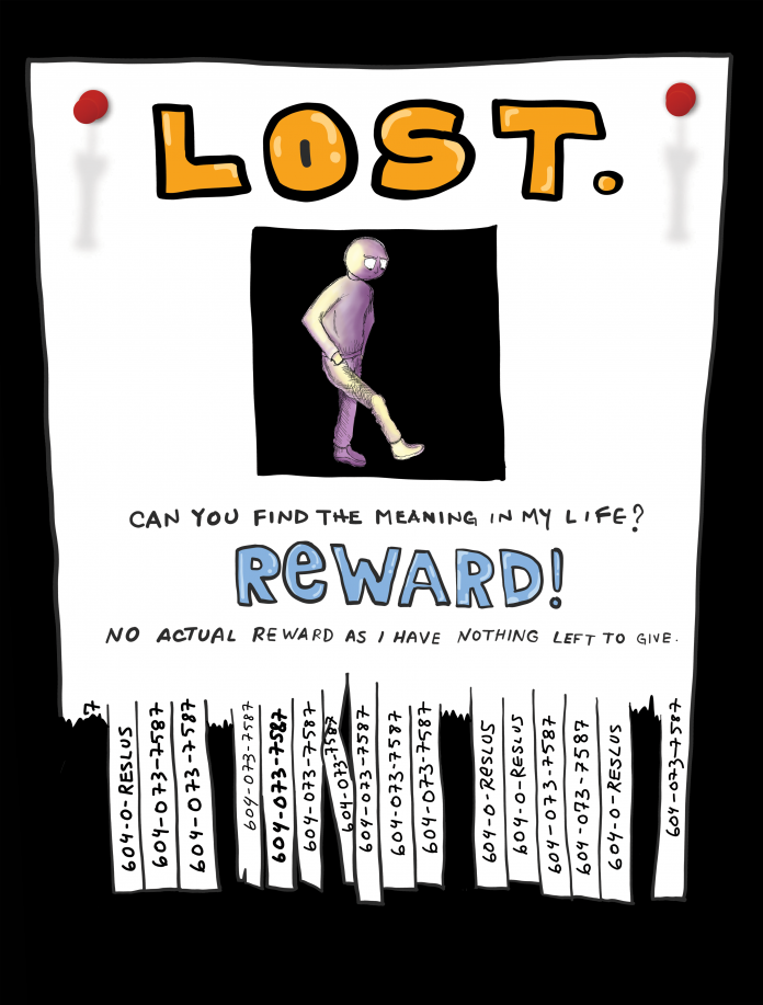 Student puts up lost posters of himself, offers reward to anyone able ...